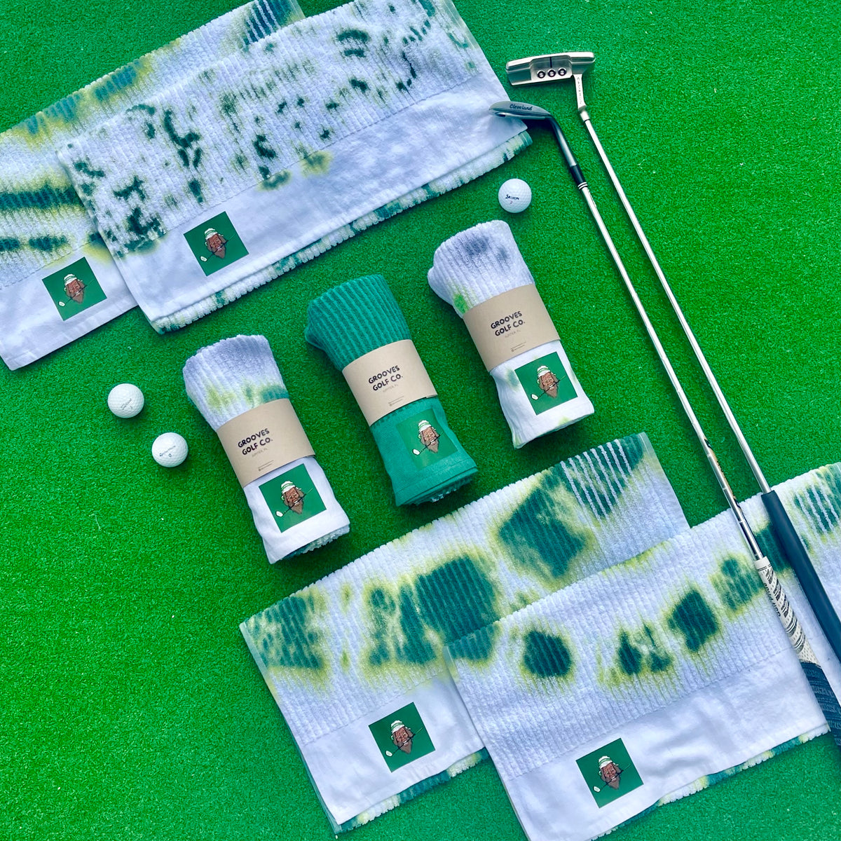The Green is Good | Shades of Green / White - LOW STOCK – Grooves Golf Co